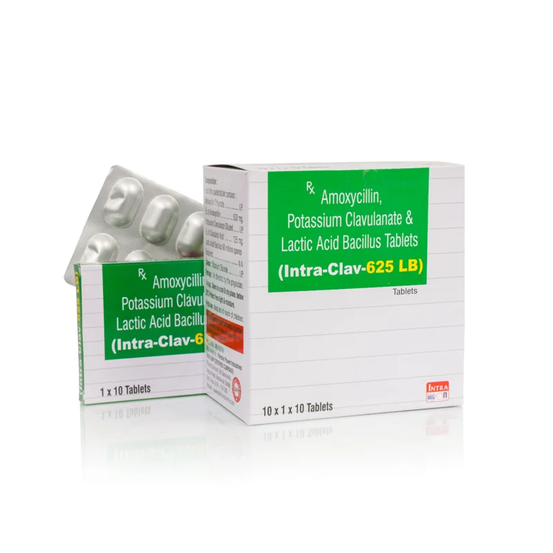 Intra-clav 625 Tablets - intralabs